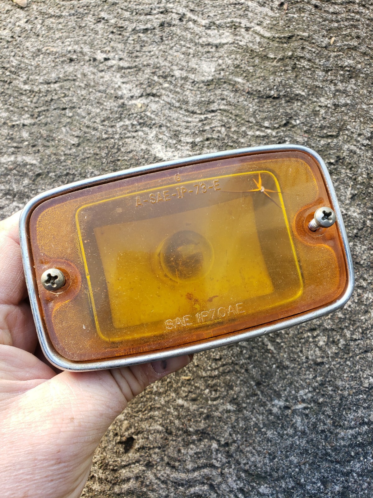 1970-1975 AMC Gremlin Park Light Park Turn Signal Light & Lens 75-78 ...