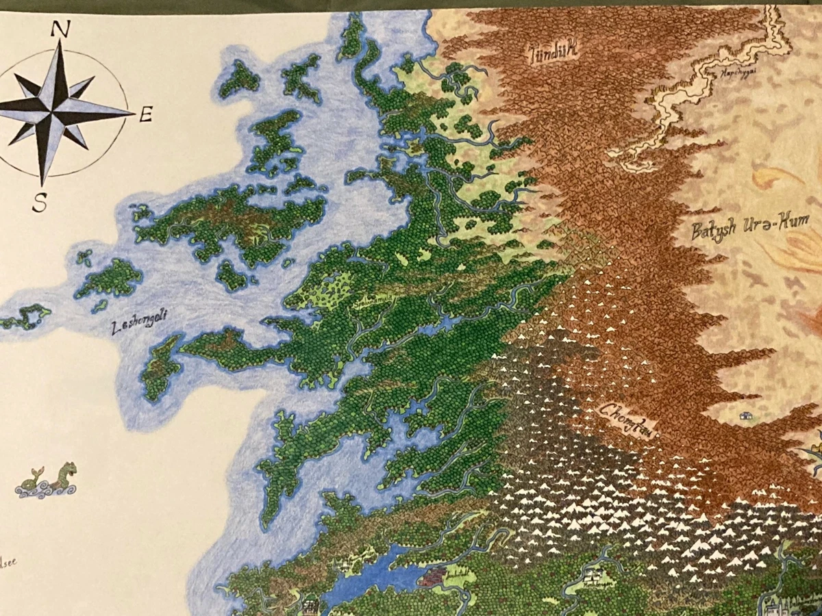 Black And White Fantasy Maps