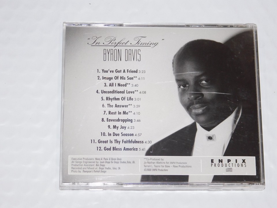Byron Davis - In Perfect Timing Autographed CD Free Shipping | eBay