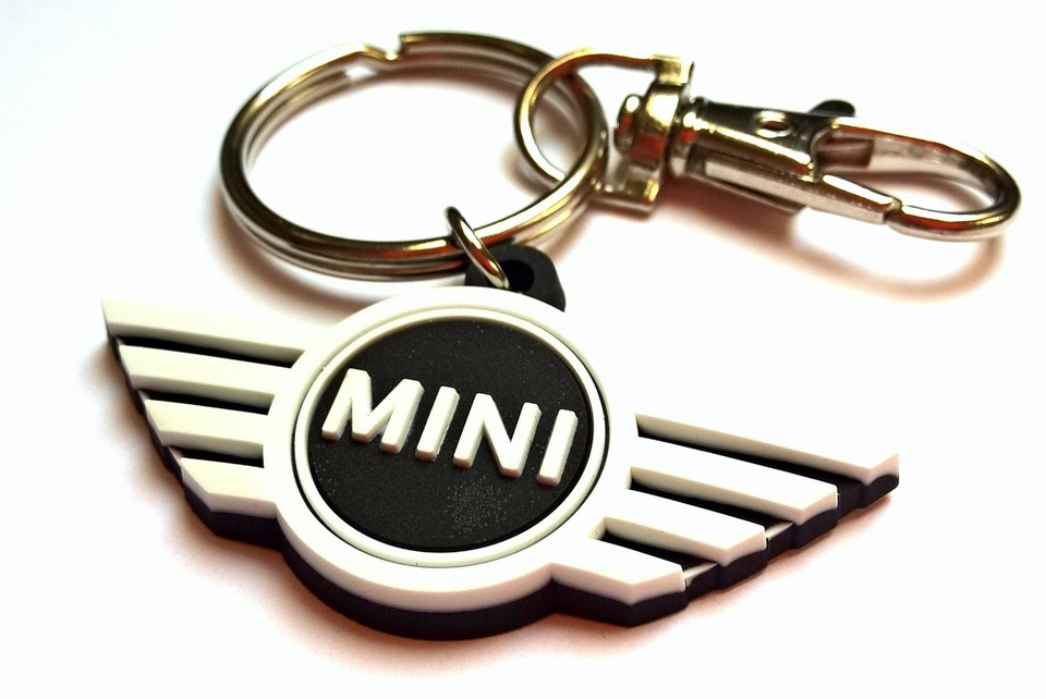 Mini Cooper keyring rubber key chain fob for jcw countryman classic ...
