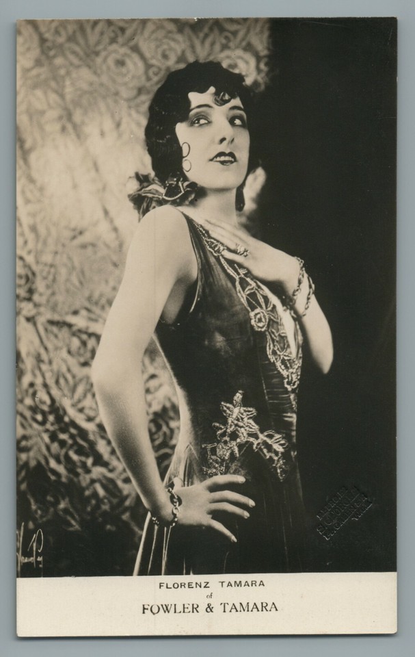 ADDISON FOWLER & FLORENZ TAMARA BALLROOM DANCING 1920'S JAZZ CLUB RPPC PHOTO | eBay