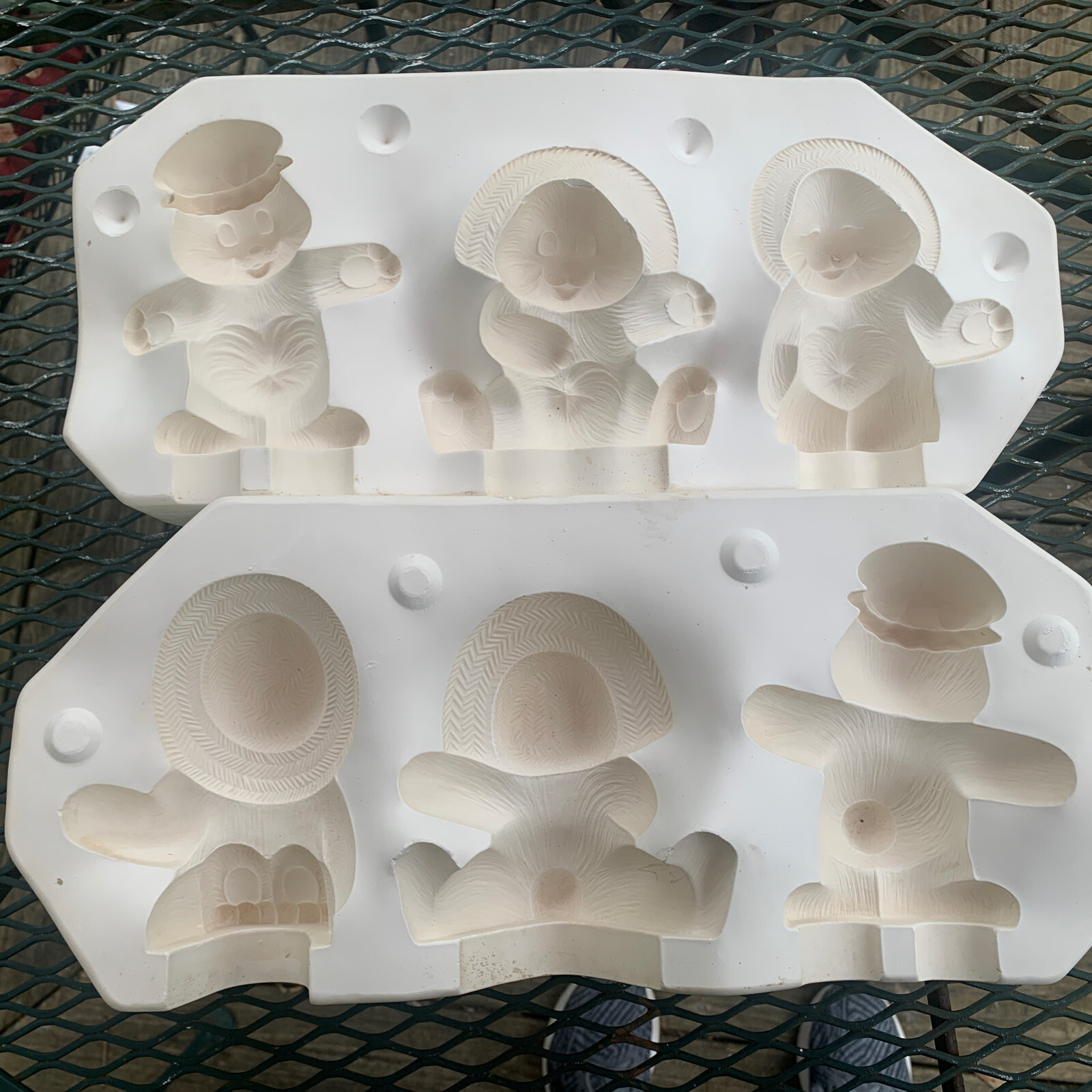 Vintage Dona’s Molds D1292 Calico Ear Girl Bunnies Ceramic Slip Mold | eBay