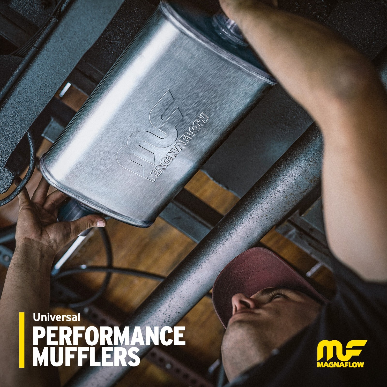 MagnaFlow Performance Muffler 12158 | 5x8x14" Single/Dual | 2.5" In/Out ...