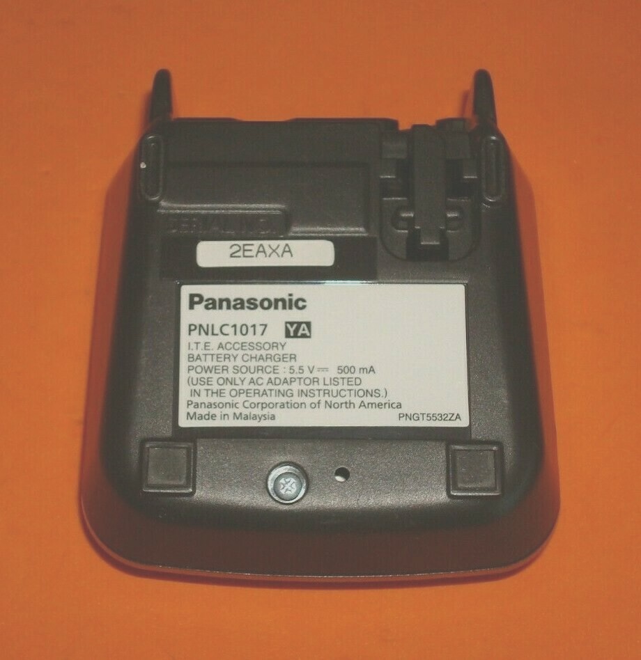PNLC1017 YA PANASONIC CHARGING CRADLE w/ ADAPTER PNLV226 FOR KX-TGA660 ...