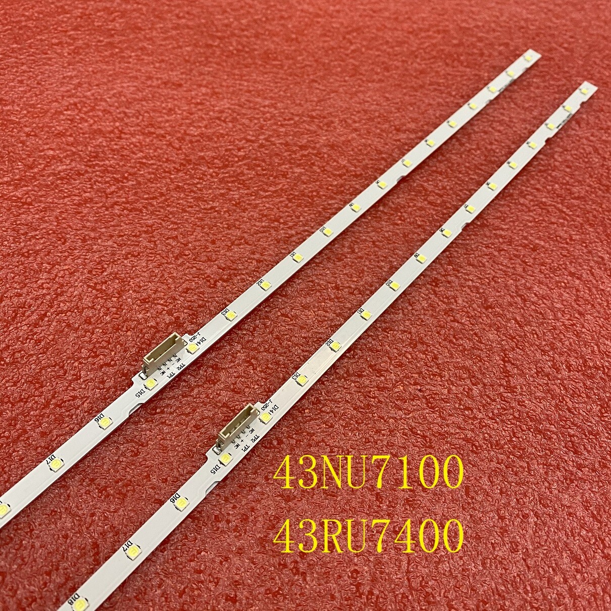 LED strip(2)for Samsung UN43NU6950 UN43NU6900 UE43NU7100 UN43RU7100P ...
