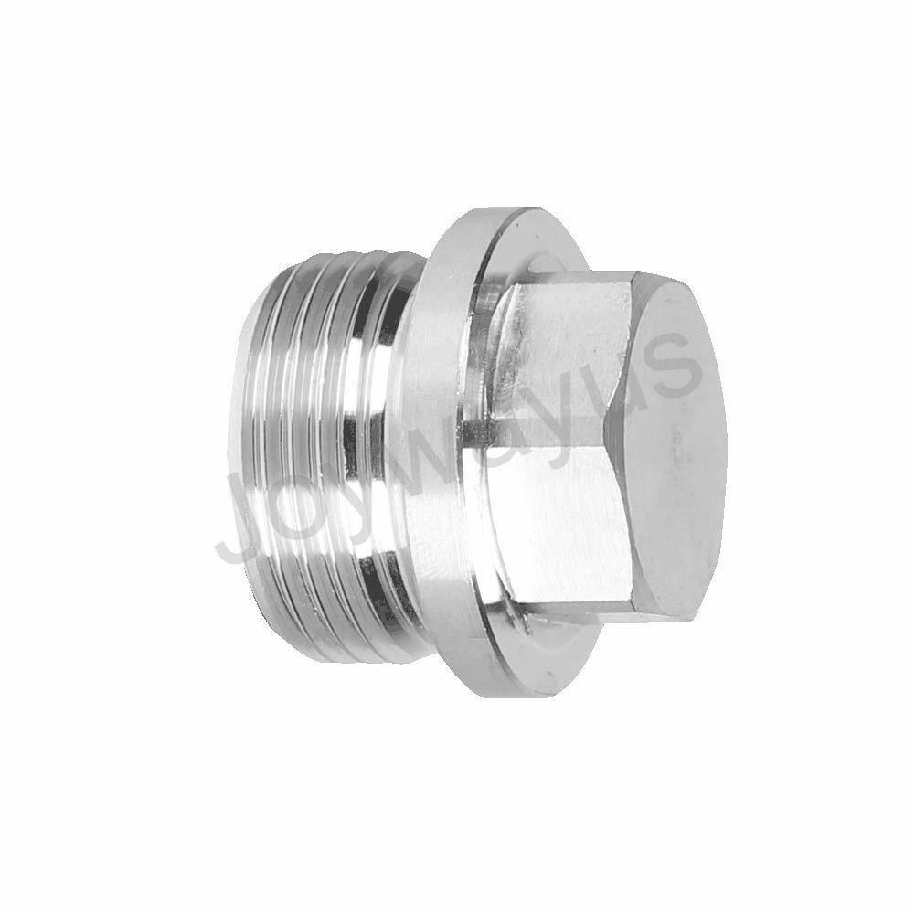 M30x1.5 Thread Stainless Steel Rods By CNC Hex Head Plugs Pipe Fitting ...