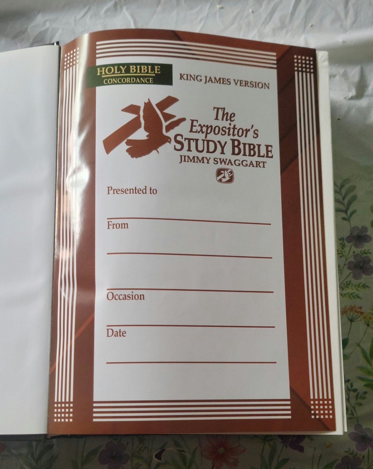 Expositor's Study Bible : Giant Print Edition by Jimmy Swaggart (Book ...