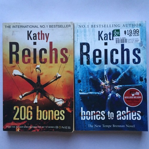 206 Bones & Bones to Ashes By Kathy Reichs | eBay