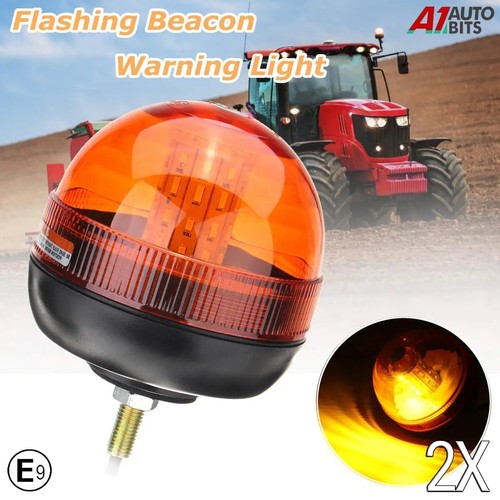 2X 60 LED Allarme Lampeggiante Faro 12v 24v Singolo 1 Bolt Punto ...