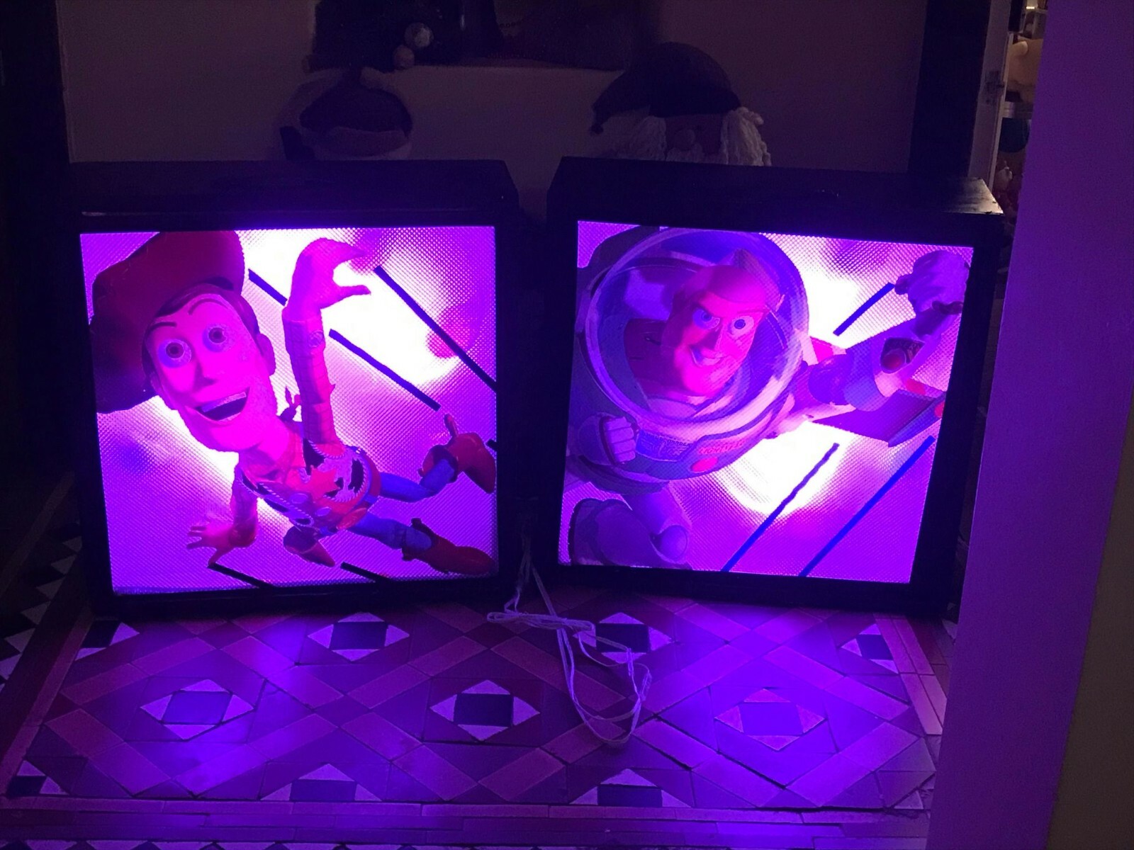 Vintage Disco Light Boxes x 2 Toy Story | eBay UK