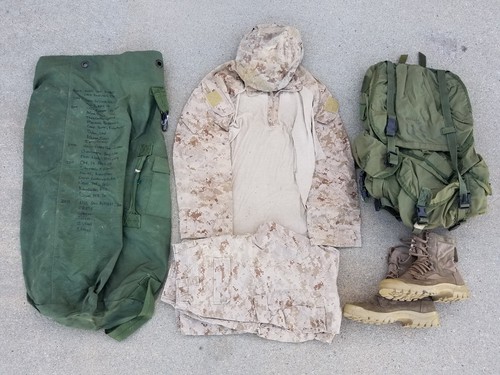 OEF USMC Scout Sniper Combat Grouping Alice Pack Uniform Seabag CAG ...