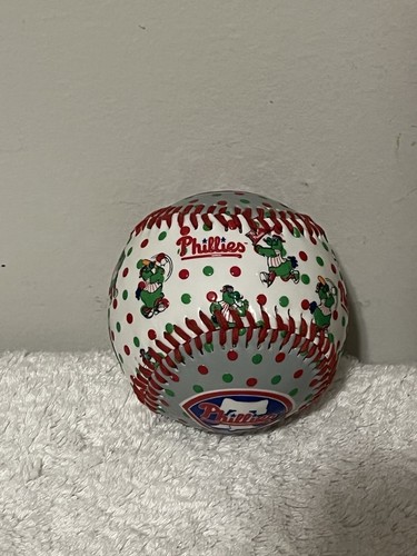 Philadelphia Philly Phanatic Rawlings baseball Red Green Dot Phillies ...