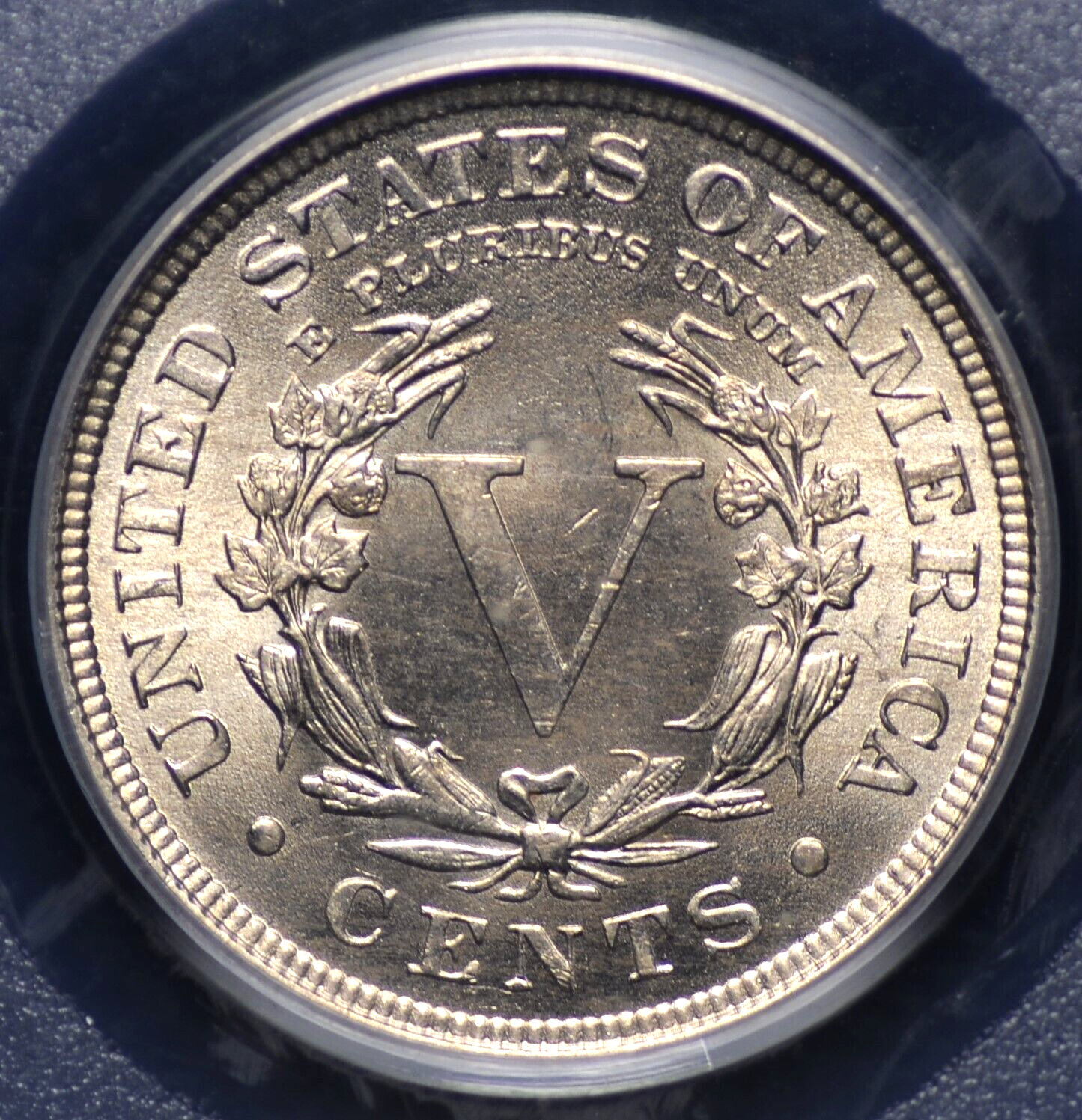 1905 LIBERTY "V" NICKEL PCGS MS 64 SILVERY BRUSHED NICKEL LUSTER FAINT ...
