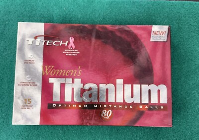 Women's Titech Titanium Golf Balls, Breast Cancer Sponsored 15pk Ladies ...
