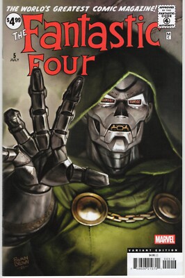 Fantastic Four #5 Facsimile 1:25 Ryan Brown Variant Hi Res Scans | eBay