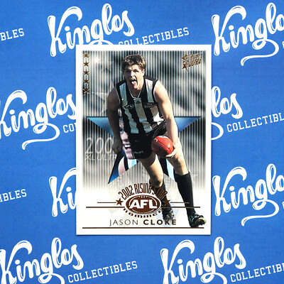 2003 Select AFL XL Ultra Rising Star Nominee RSN6 Jason Cloke ...