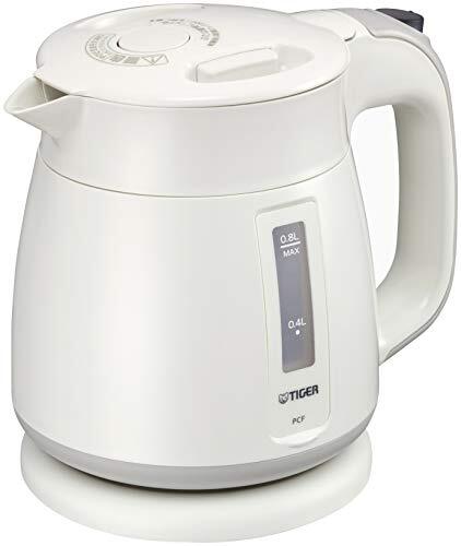 Tiger Thermos (TIGER) Electric Kettle, Water Boiler 0.8L PCF-G080-W ...