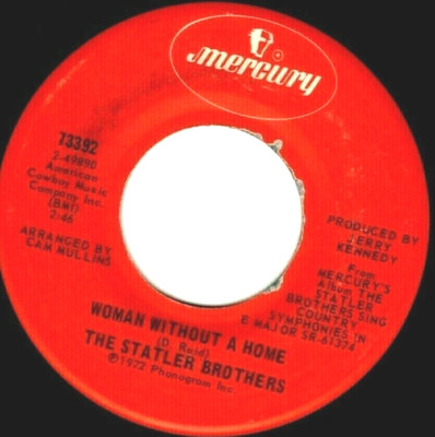 The Statler Brothers – Woman Without A Home 1973 Mercury Country EX | eBay