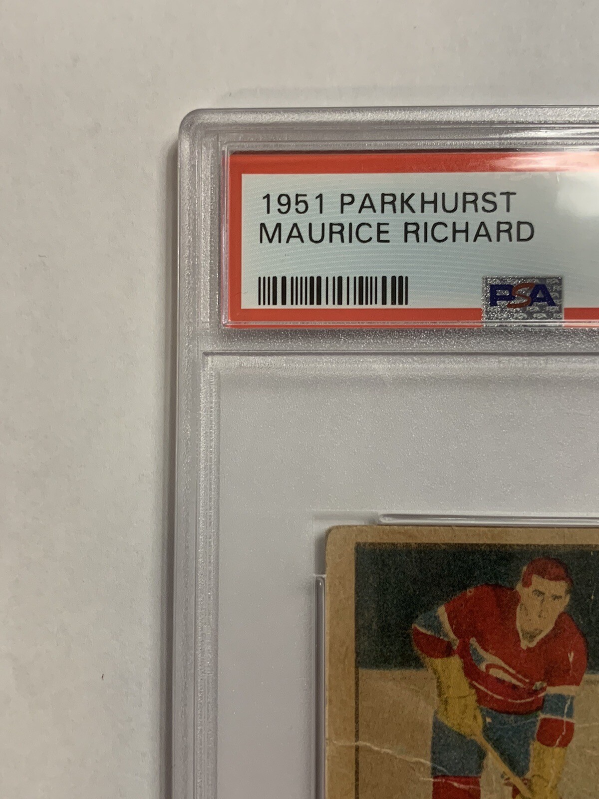 1951-52 PARKHURST HOCKEY MAURICE RICHARD ROOKIE RC #4 PSA 1 (PR) *READ ...