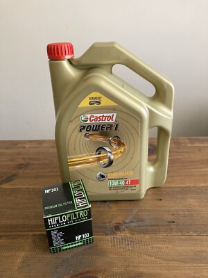 Honda CBR600F 1991-2000 Service Kit (Castrol Oil and HiFlo Oil Filter ...