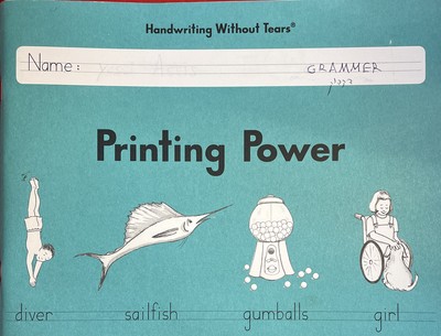 HWT Learning Handwriting Without Tears Printing Power Student Book ...