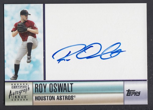 Roy Oswalt 2006 Topps Baseball Series 1 On Card Autograph | eBay