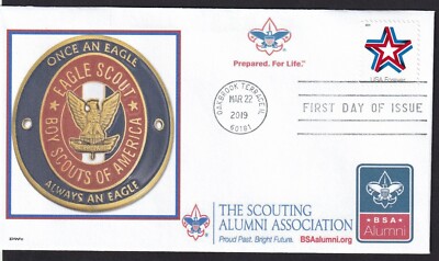 BSA EAGLE SCOUT - ONCE AN EAGLE ALWAYS AN EAGLE - ALUMNI ASSOC FDC-DWc ...