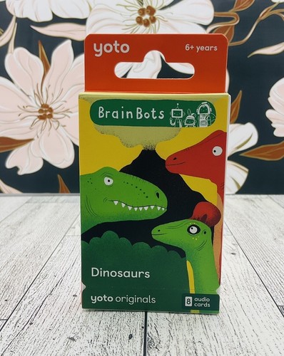 Yoto BrainBots DINOSAURS Yoto Originals (8 Audio Cards) NEW Sealed ...