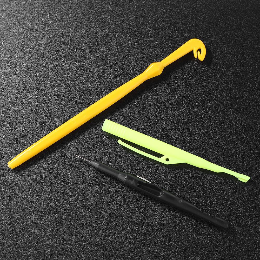 Fishing Tackle Knot Tying Tool Kit Fish Hook Remover Extractor Knot ...