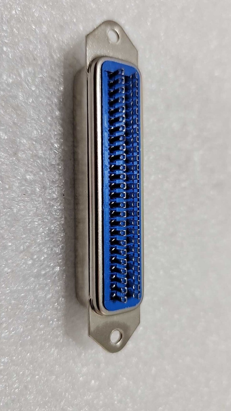 2 Pcs) 🇯🇵 Centronics 50 Pos Connectors G 57-10500 & Backsell DDK 57FE ...