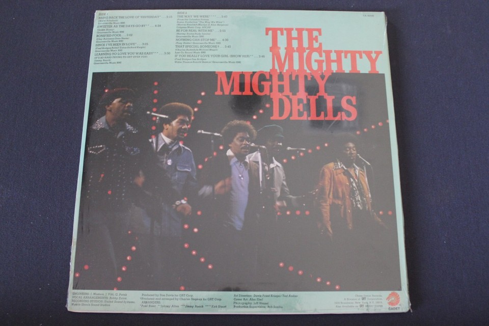THE DELLS - THE MIGHTY MIGHTY DELLS - CADET RECORDS - CA 60030 ...