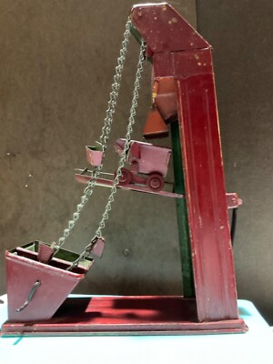 Vintage Ohio Art Conveyor, Sand-Coal Loader Tin Toy, Hand Turn | eBay