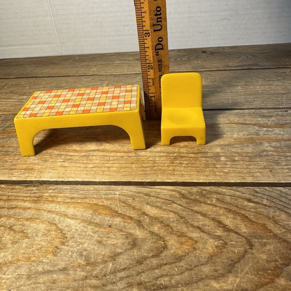 Vintage Weebles Wobble Table & 4 Chairs Hasbro Furniture | eBay