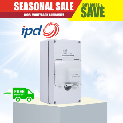 IPD 4 Pole IP66 DC Isolator Enclosure With High Top And Base | eBay