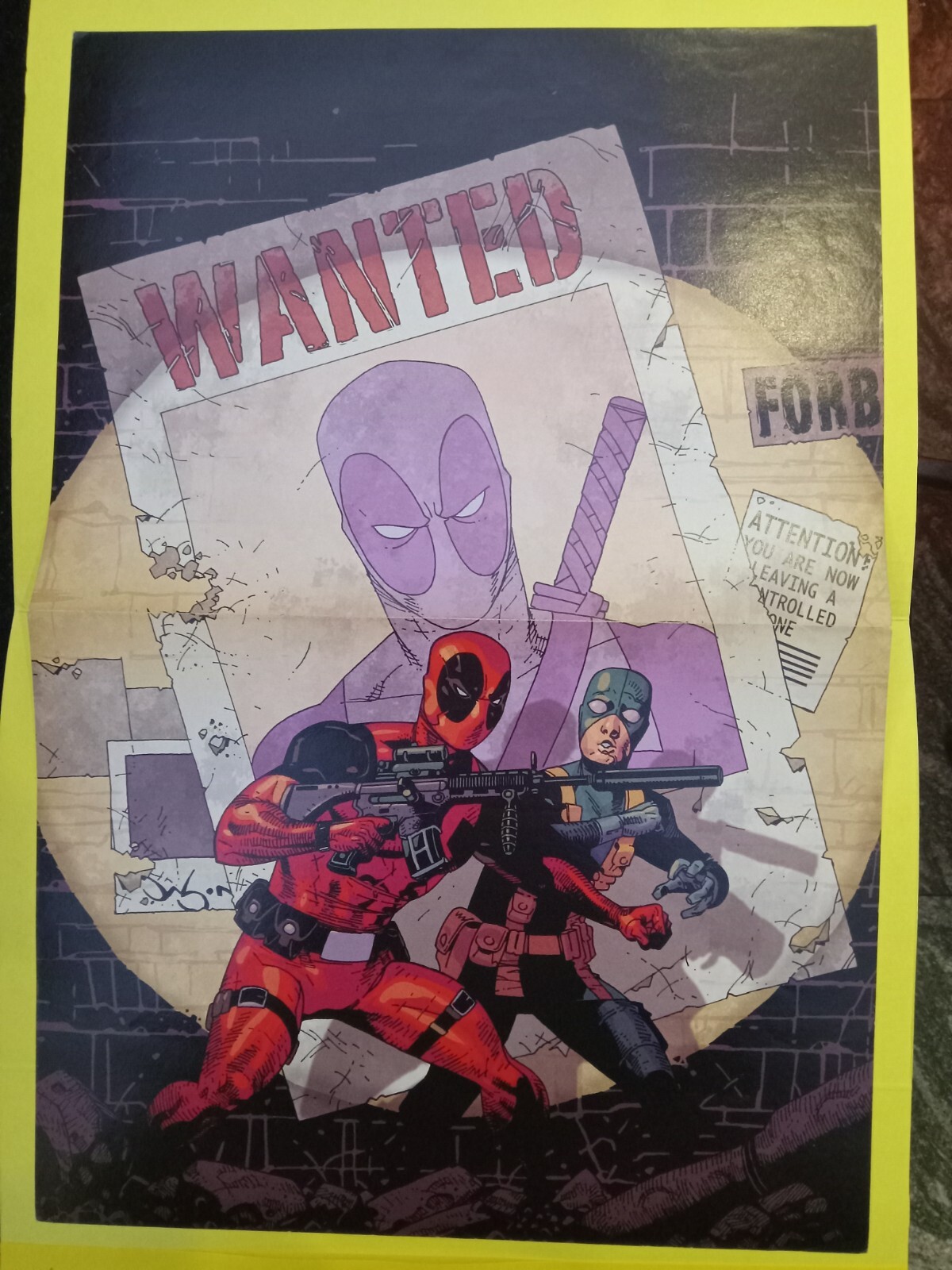 Deadpool #7 COVER WANTED by Jason Pearson Marvel Poster book other vs ...