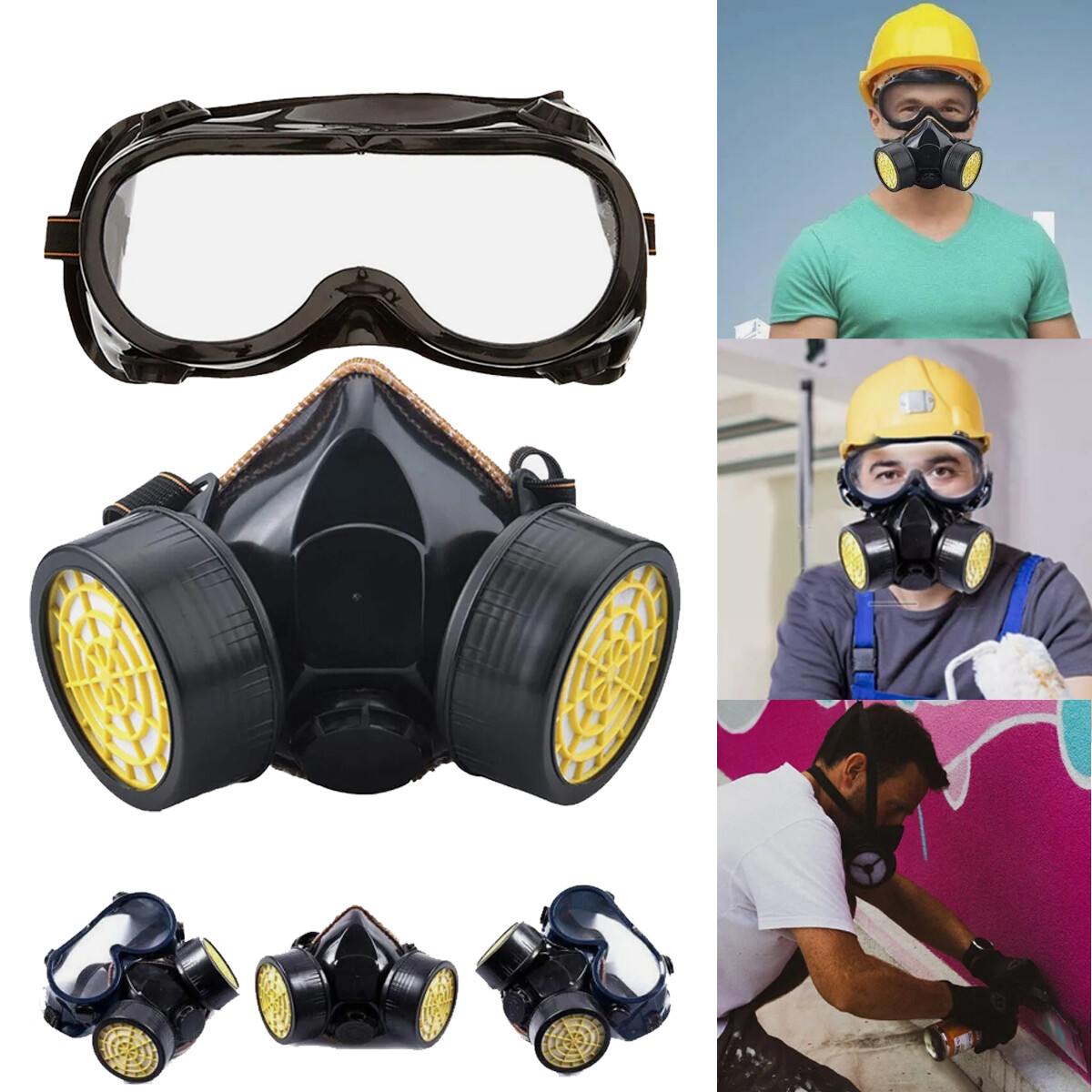 Industrial Gas Mask 2023 CNSTRONG Industrial Face Gas Masks