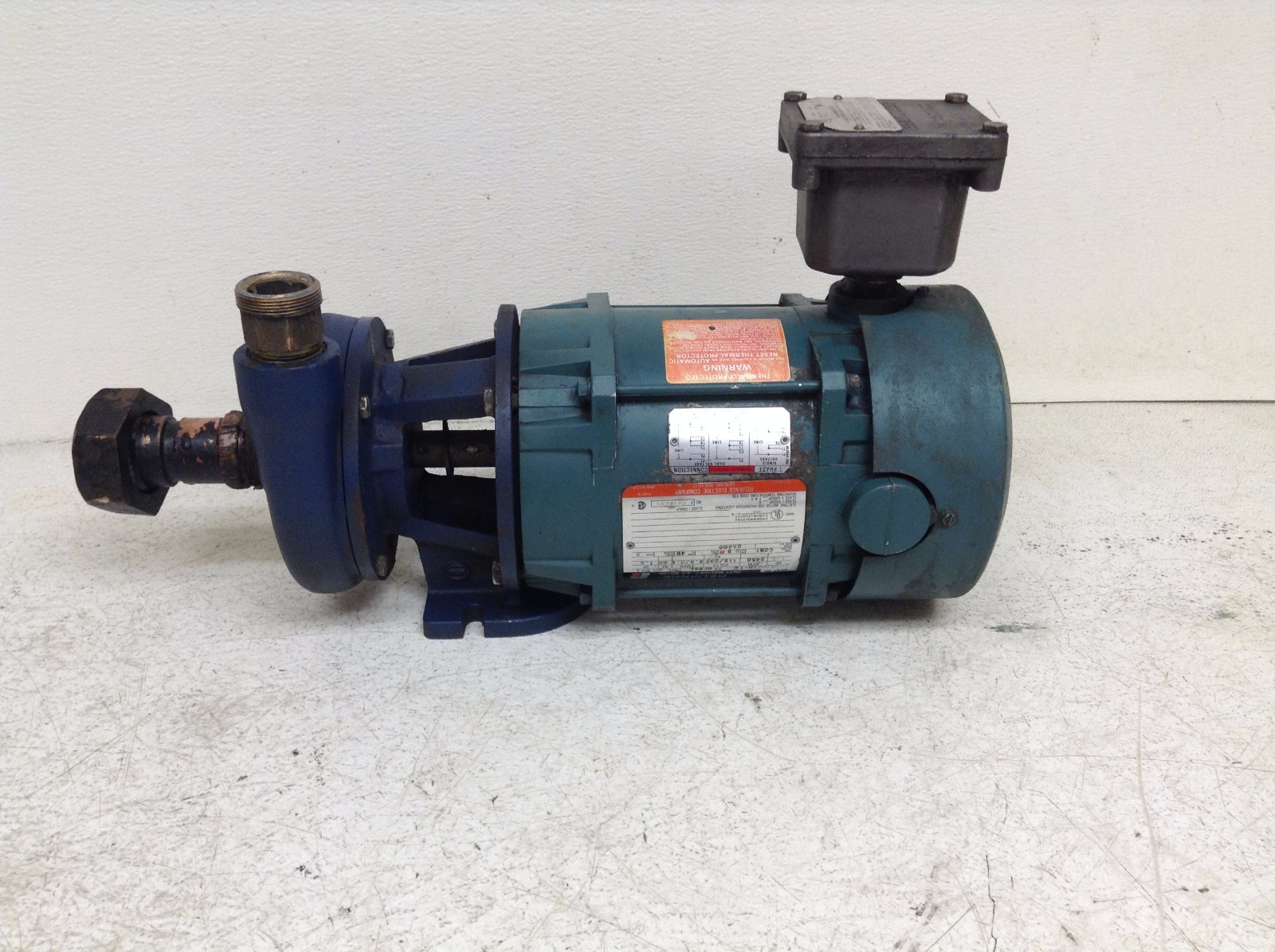 Price Pump Reliance EC100AI-400-09315-PEO 1/2 HP 115/230 VAC C56H2822M ...