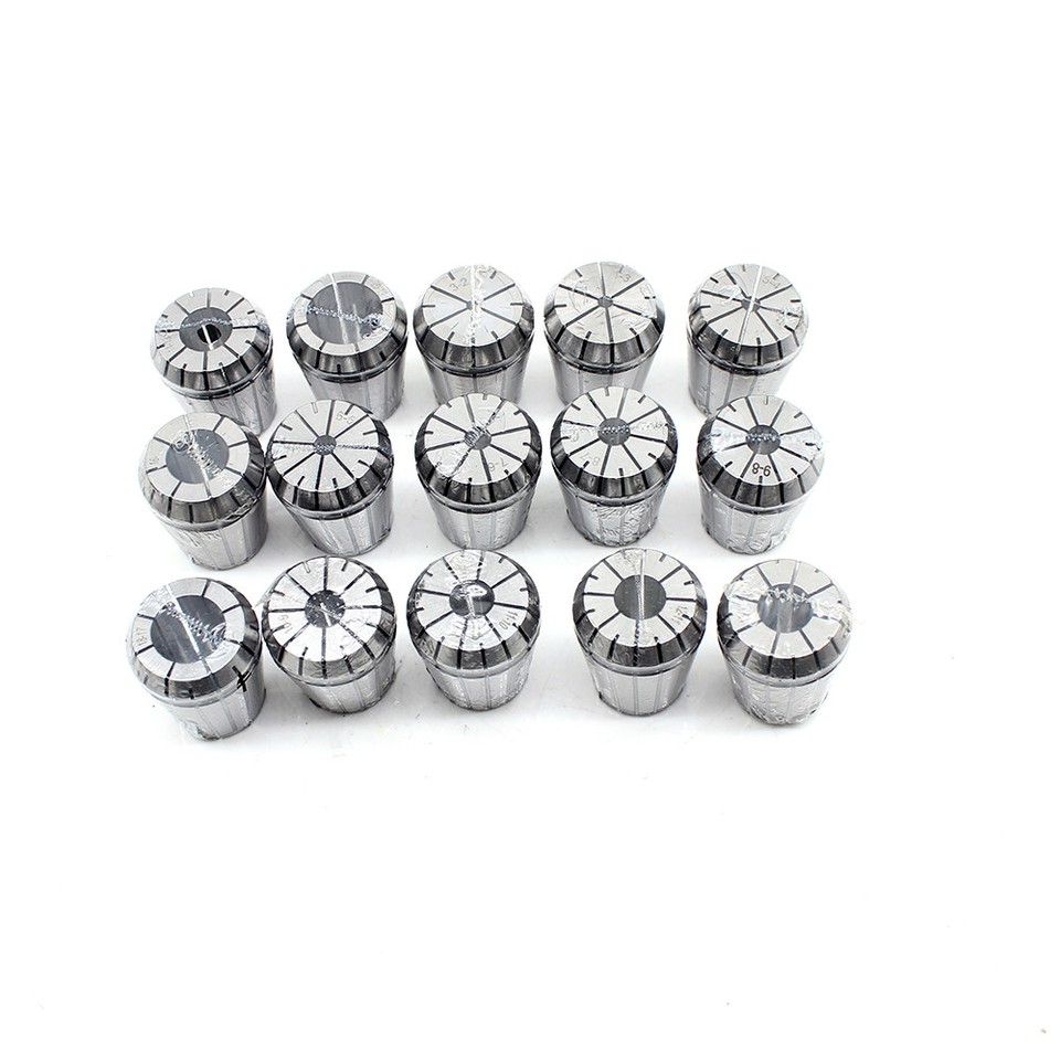 MT3 ER32 MILLING MACHINE COLLET CHUCK SET WITH 17 ER32 COLLETS ER32 KIT ...