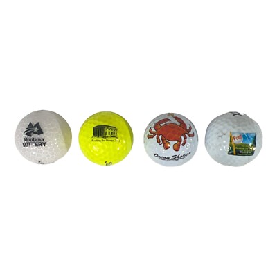 Golf Ball Lot of 4 Titleist/ Nike / Srixon / Maxfli Montana Lottery ...