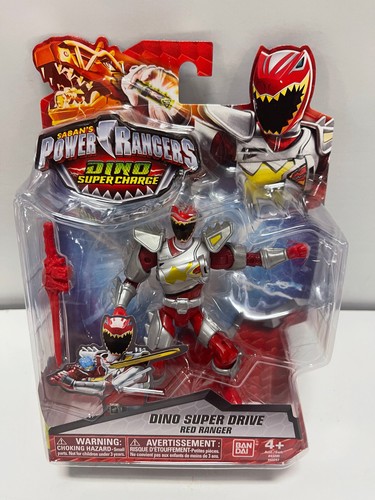 Power Rangers Dino Super Charge 5" Dino Drive Red Ranger Action Figure ...