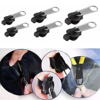 6PCS Universal Zipper DIY Sewing Zipper Slider Zip Head Zipper Puller 3 ...