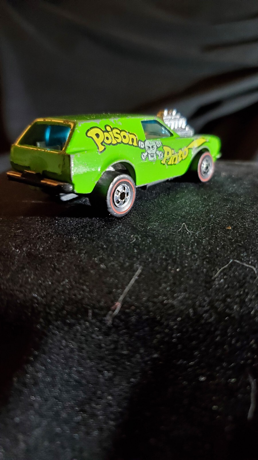 1975 Hot Wheels Redline POISON PINTO Light Green Enamel Flying Colors ...