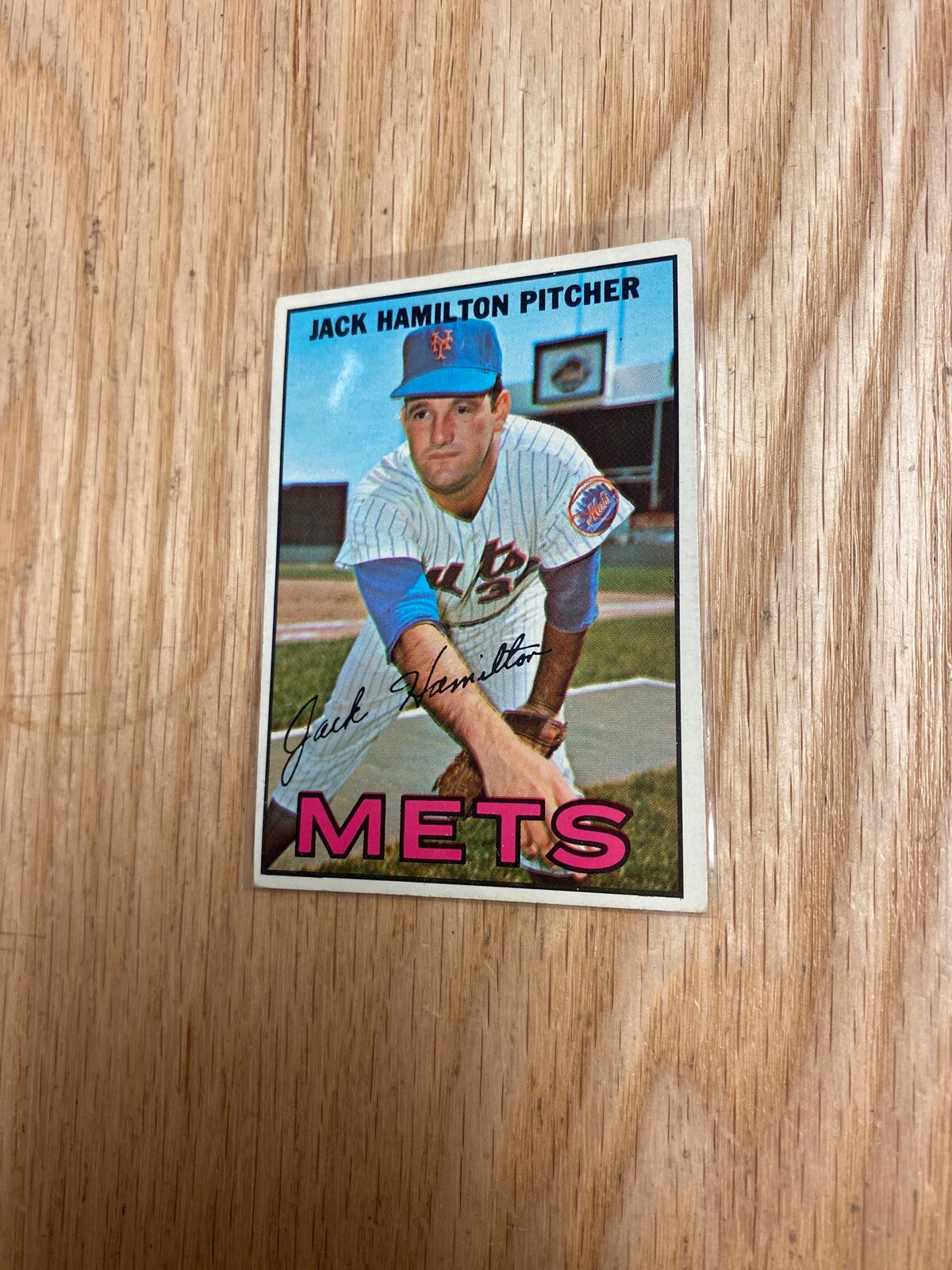 1967 Topps Baseball Jack Hamilton New York Mets Card #2 | eBay