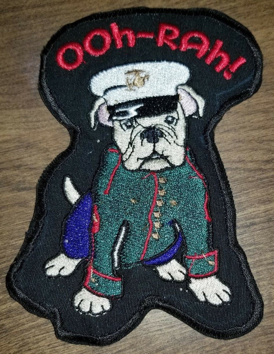 "Ooh - Rah!" Military Marine Bulldog Patch 10041 | eBay