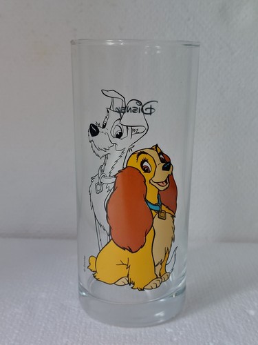 Verre Disney La Belle et le Clochard / Lady and the Tramp Glass | eBay