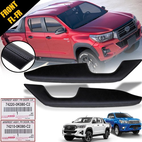 Front Armrest Assy Door Pair LR For Toyota Hilux Revo Rocco 2015-2020 ...