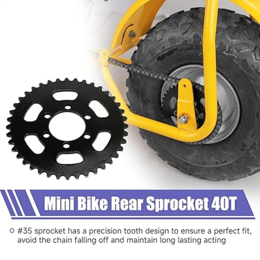 35 Chain Mini Bike Rear Sprocket 40T Compatible with CT100U CC100X DB30 ...