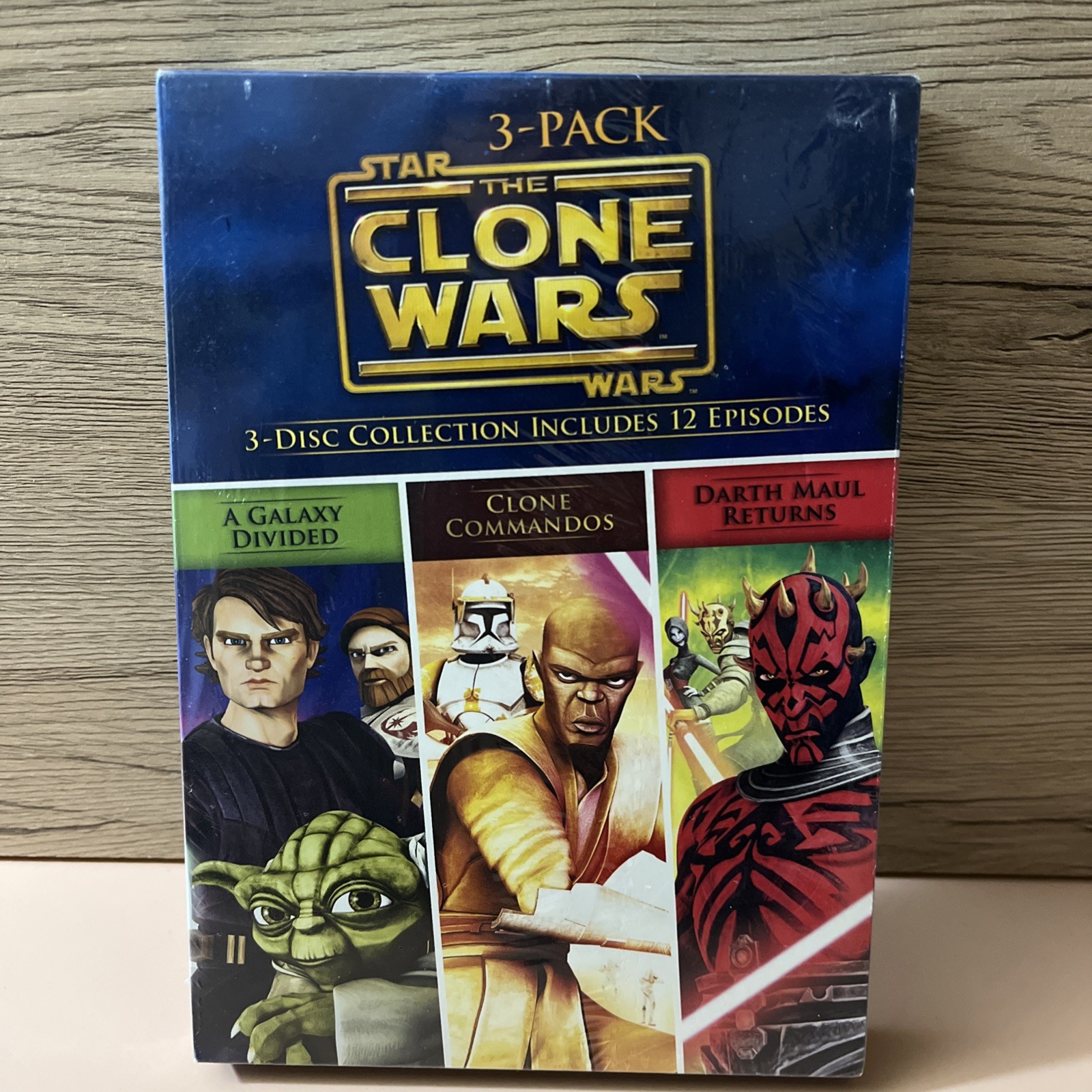 Brand New Sealed Star Wars The Clone Wars 3 dvd collection 12 episodes ...