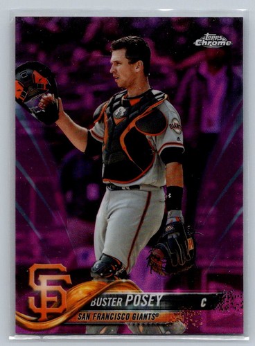 2018 Topps Chrome Pink Refractor Buster Posey 29 | eBay