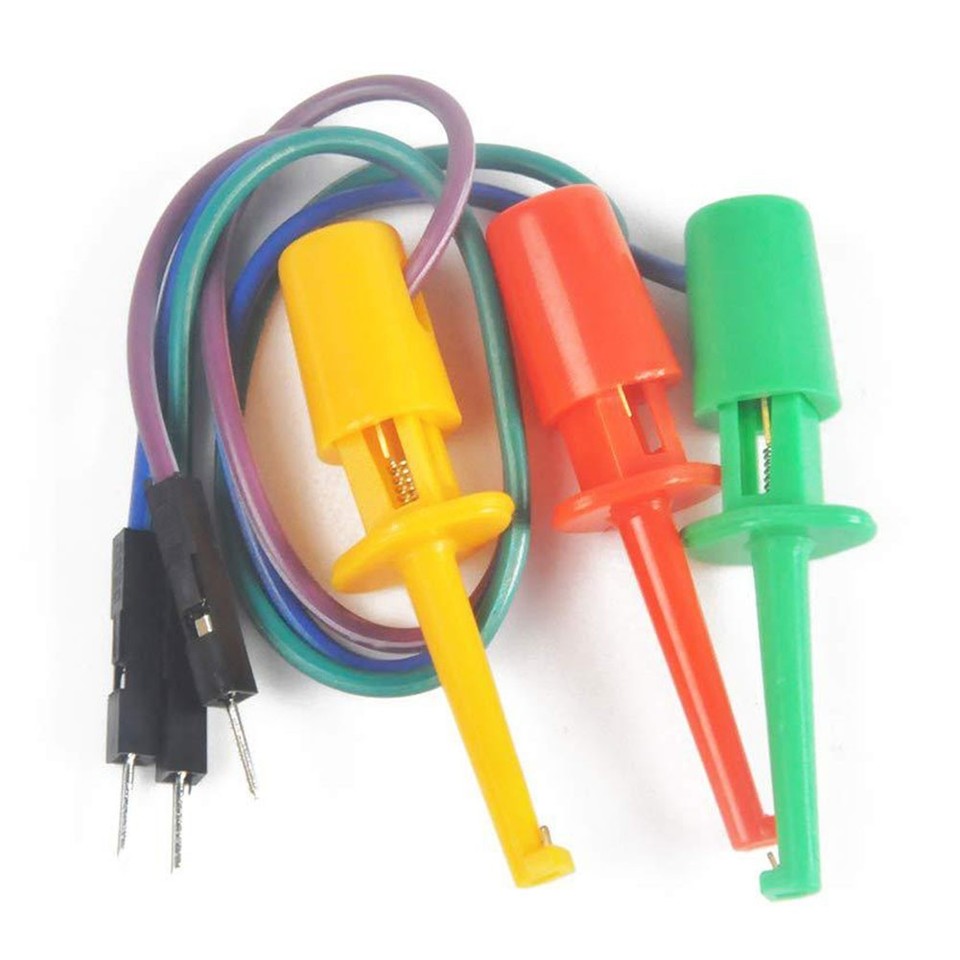 6pcs Hook Test Clips for Transistor Testing and Electronic Repair Tools ...